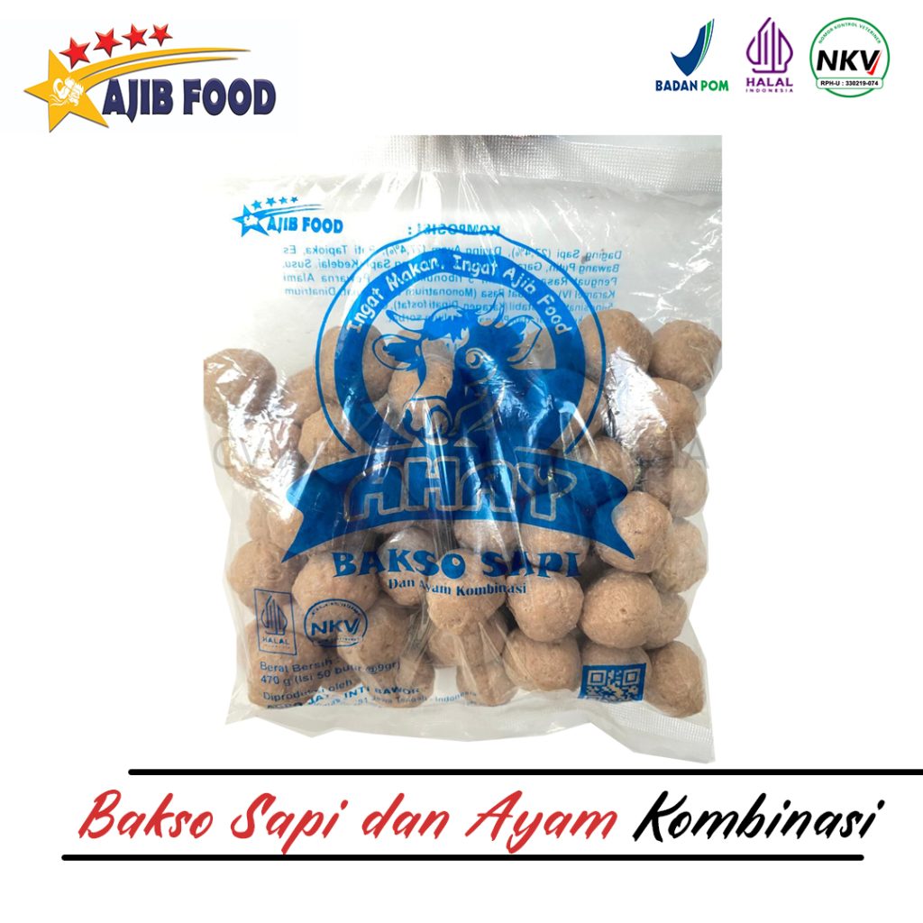 Bakso Sapi dan Ayam Kombinasi - PT Agro Jaya Karkas Unggul